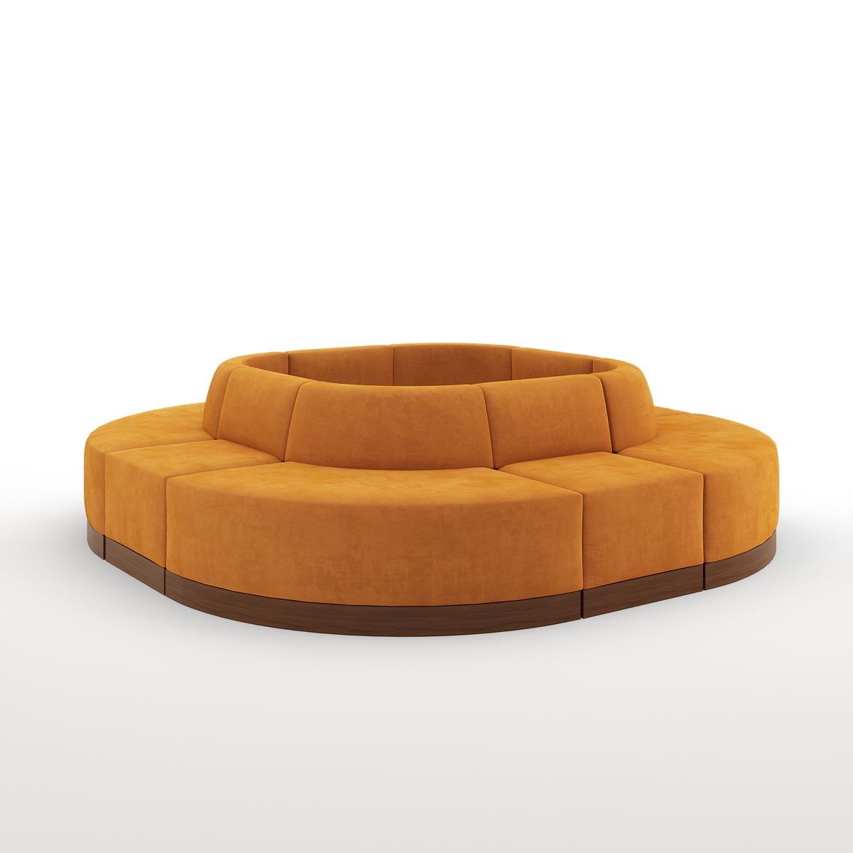 Piccadilly Round Banquette | Jamie Stern Design